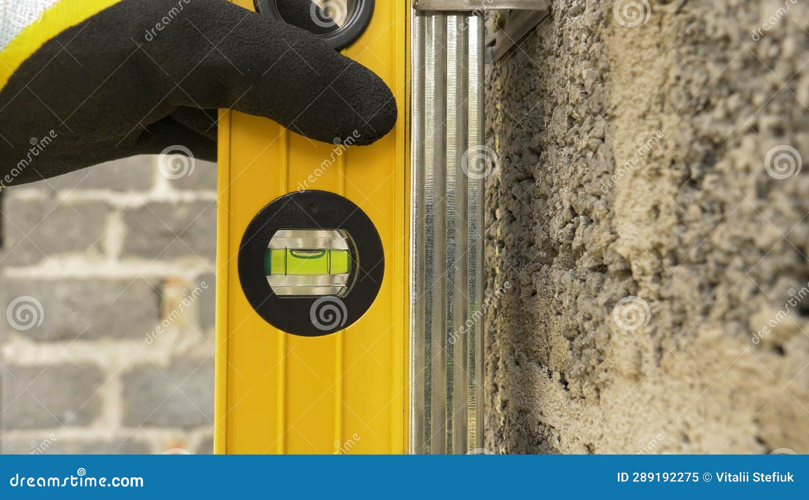 Bubble level ruler stock video. Video of engineer, physics - 289192275