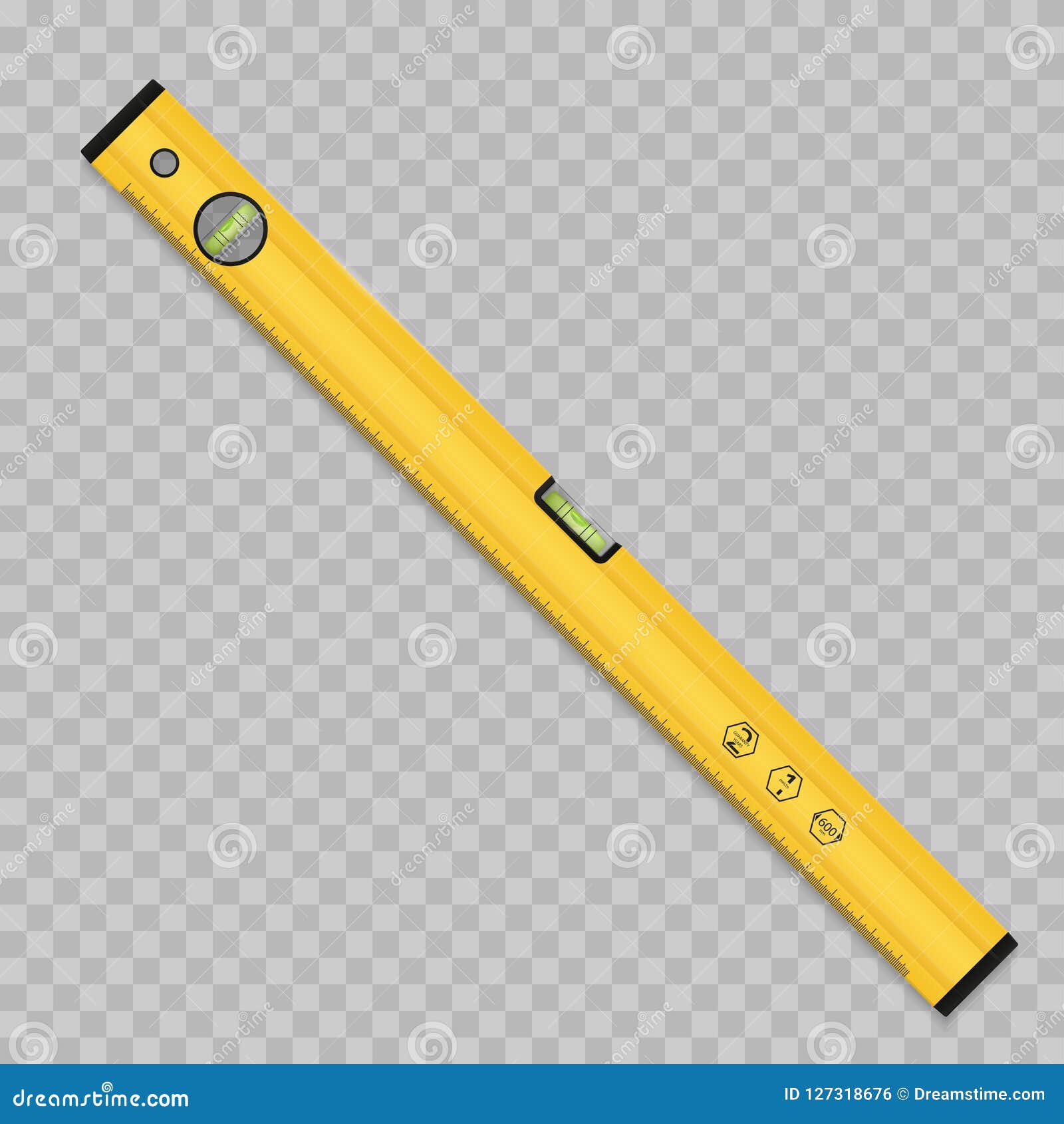 Bubble Level Tool. Made in Cartoon Flat Style Stock Illustration ...