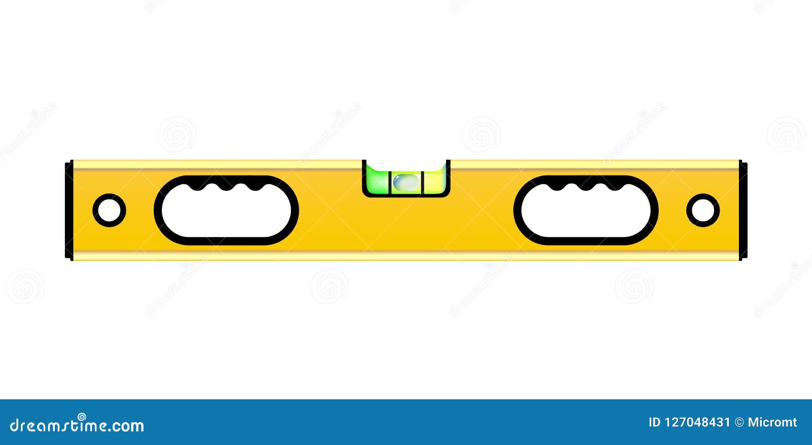 Bubble Level Tool. Ruler. Building and Engineering Equipment. Measure ...