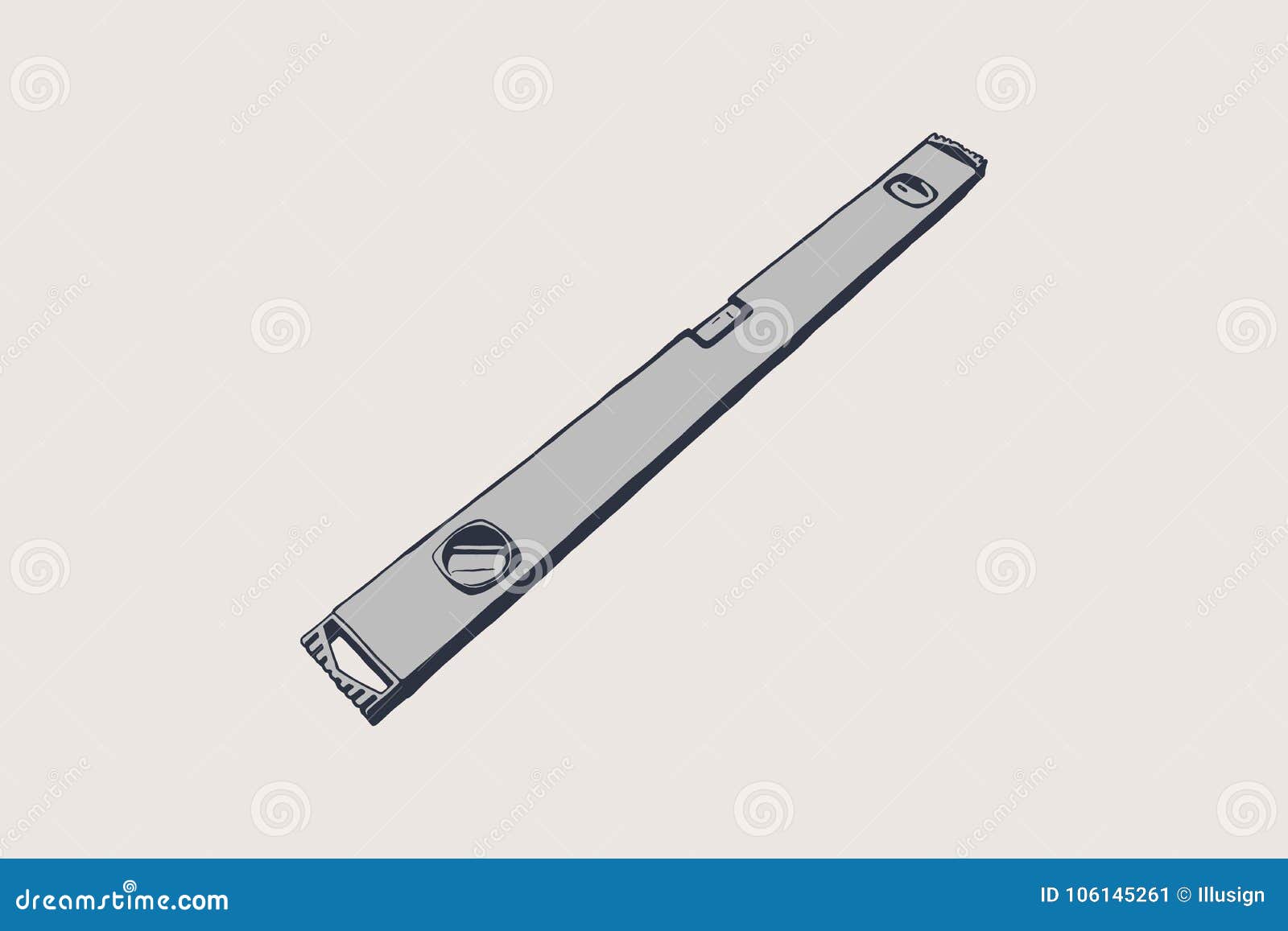 Bubble Level Tool. Ruler. Building and Engineering Equipment. Measure ...