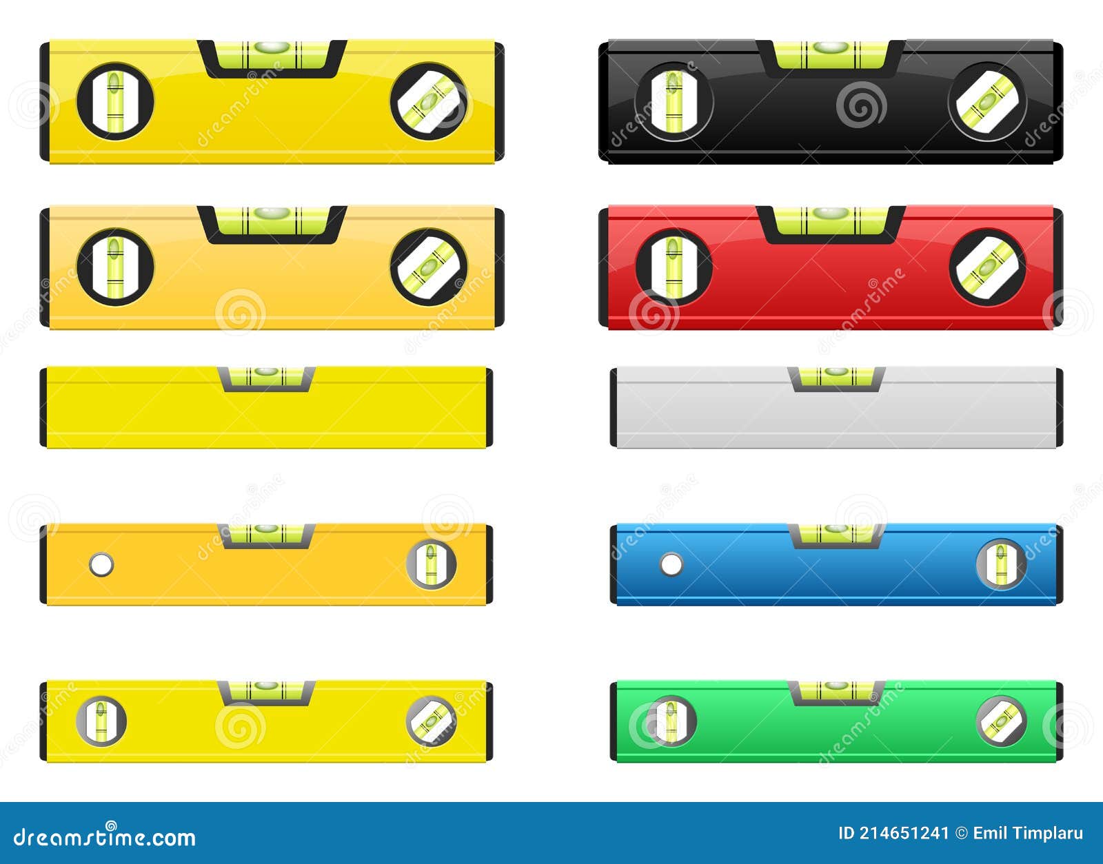 Bubble Level Vector Design Illustration Isolated on White Background ...