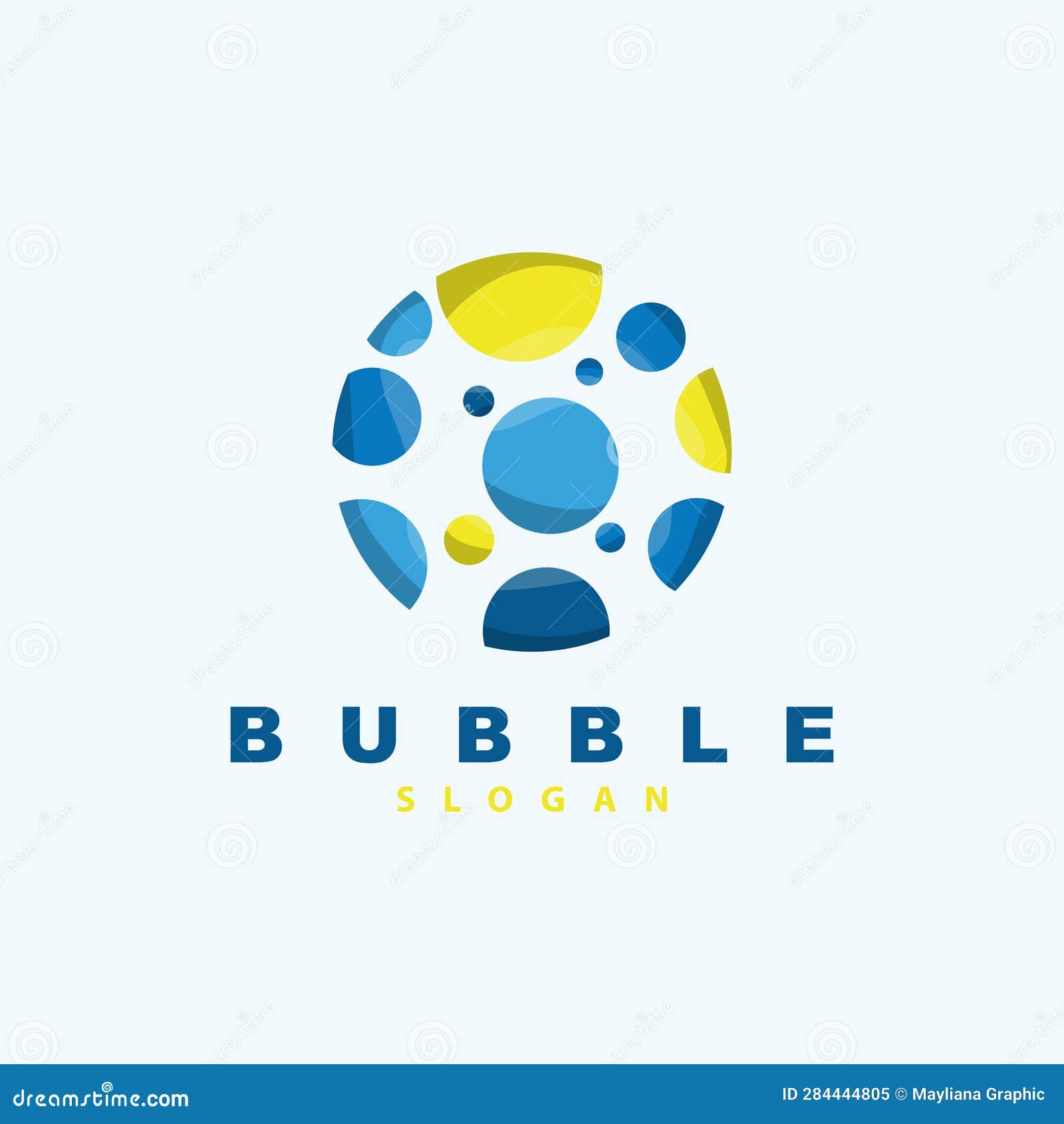 Bubble Logo, Beautiful Bubble Vector, Design Inspiration Element Stock ...