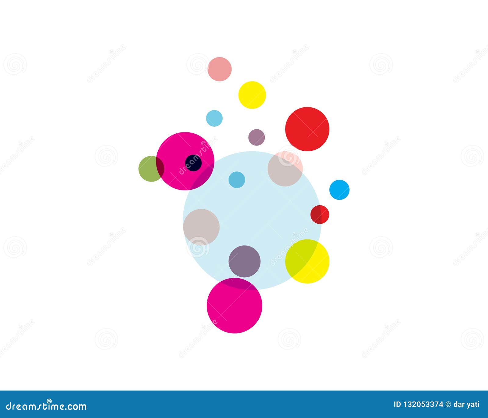 Bubble Logo Template Vector Icon Illustration Stock Vector ...
