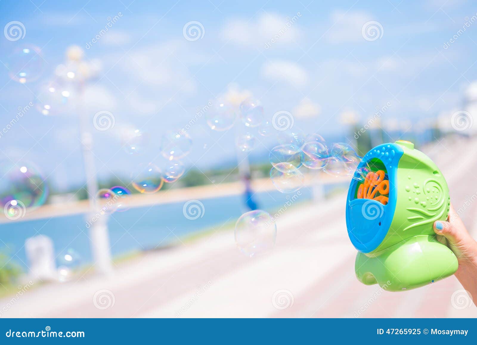 Bubble machine toy for kid stock image. Image of plastic - 47265925