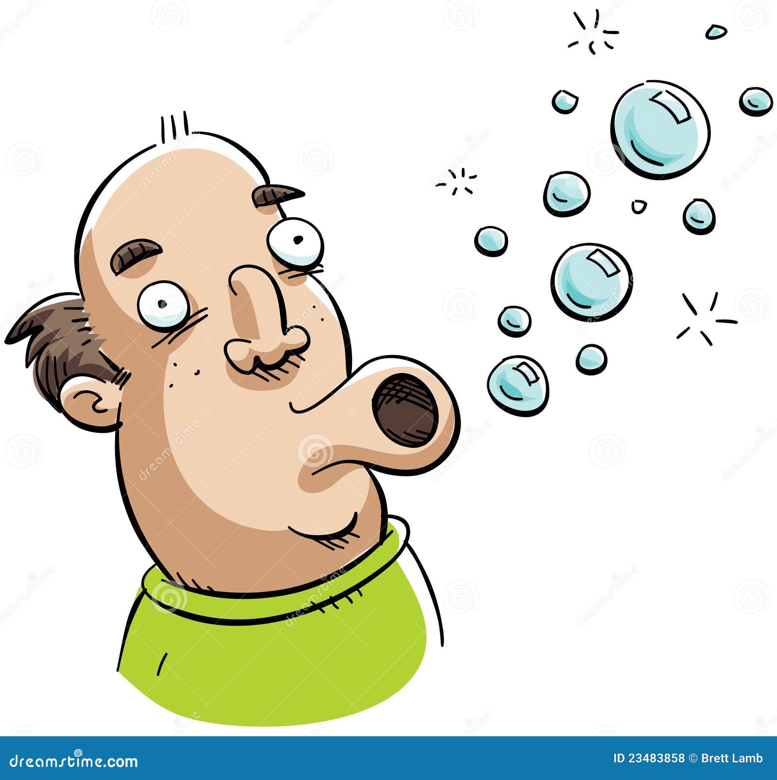 Bubble Man stock illustration. Illustration of adult - 23483858