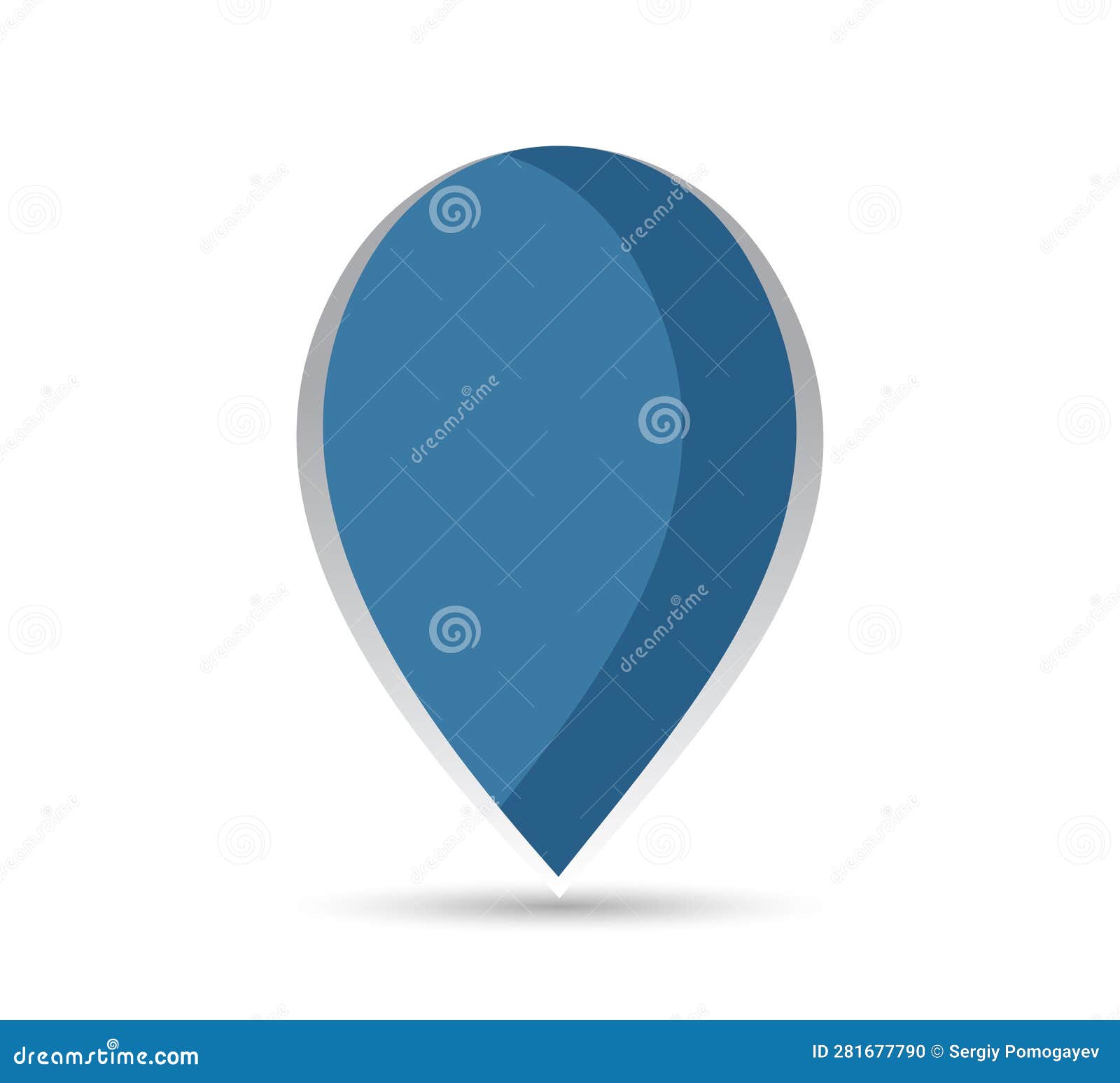 Bubble Map Pointer Flat Icon Stock Vector - Illustration of shiny ...