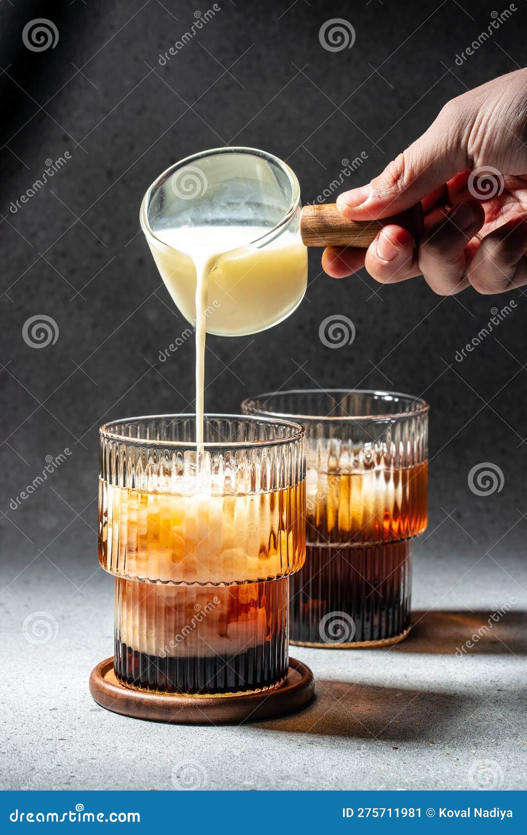 Bubble Milk Tea. Vertical Image. Top View Stock Image - Image of pearl ...