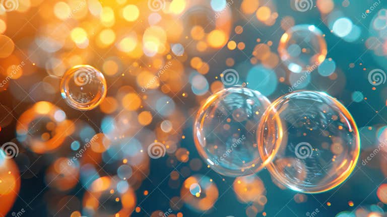 Bubble Motion Background - 3D Render Abstract Design, Seamless Loop ...