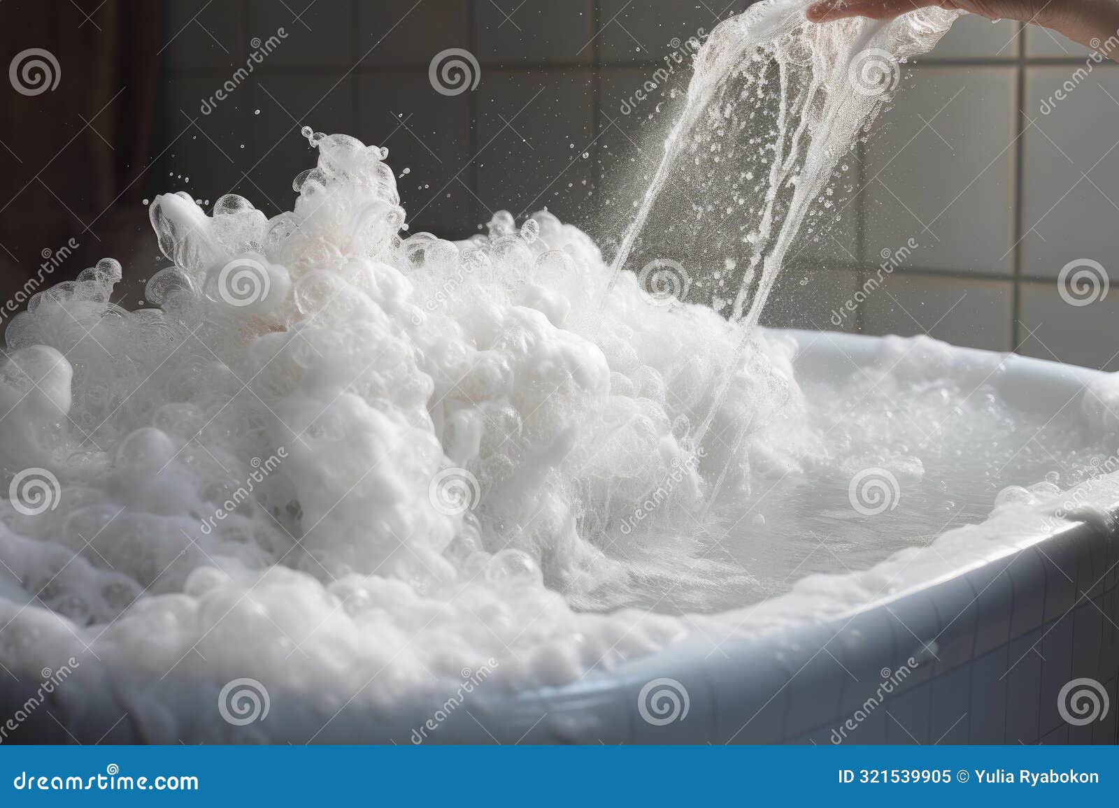 Bubble Overload in Bath Time Fun Stock Illustration - Illustration of ...