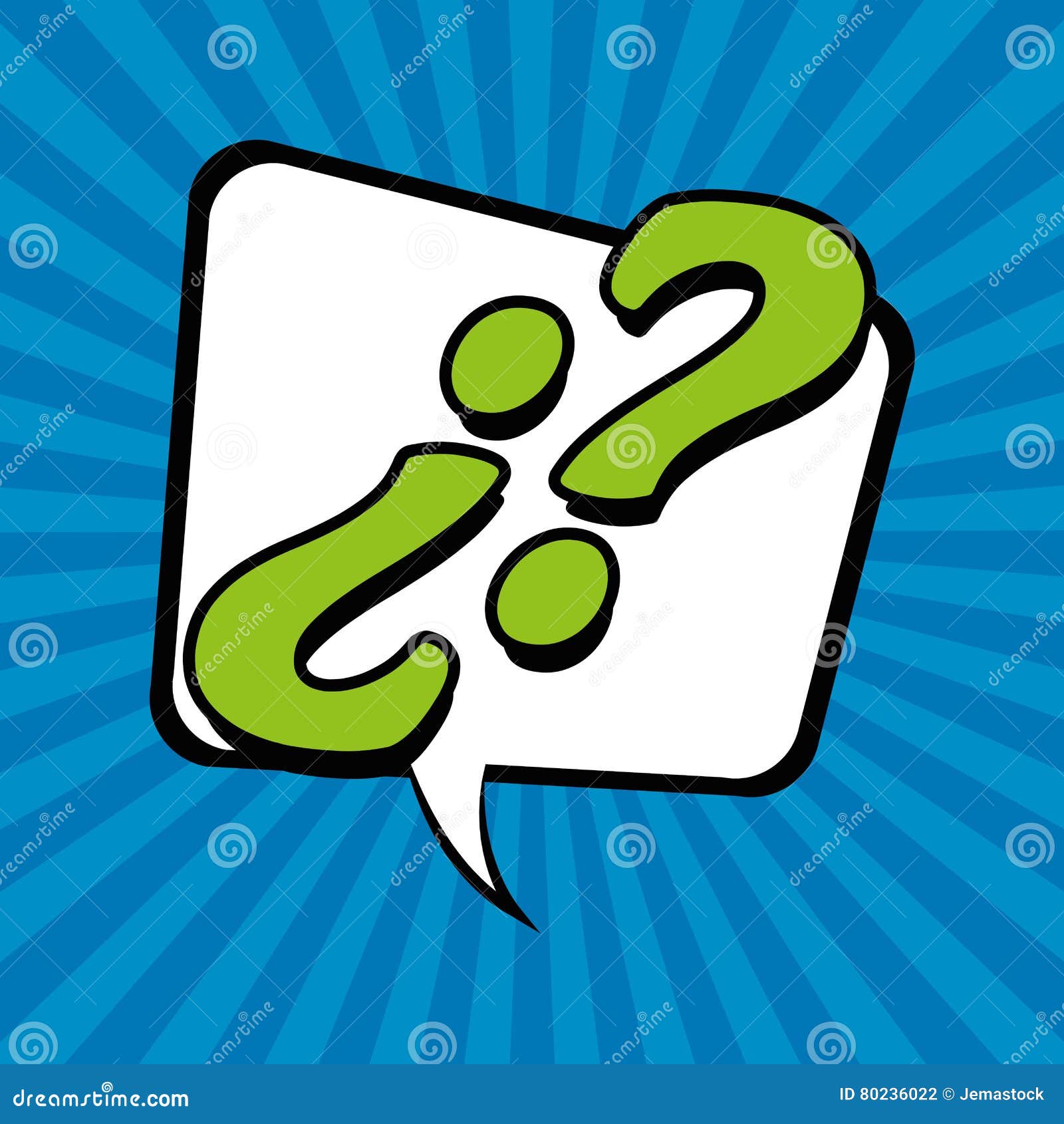 Bubble Pop Art of Question Design Stock Vector - Illustration of style ...