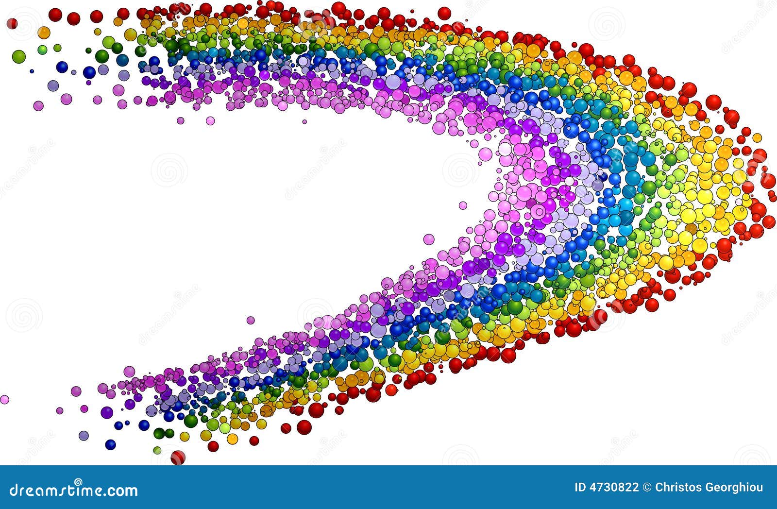 Bubble Rainbow Design Element Stock Vector - Illustration of flowing ...