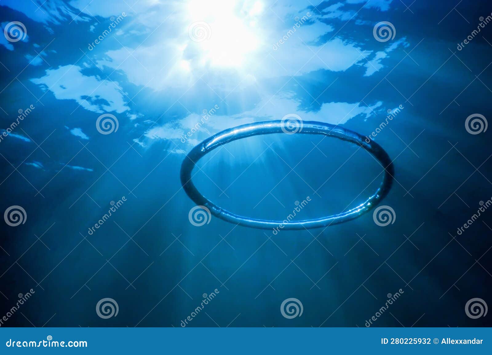 Bubble Ring Underwater stock photo. Image of water, underwater - 280225932