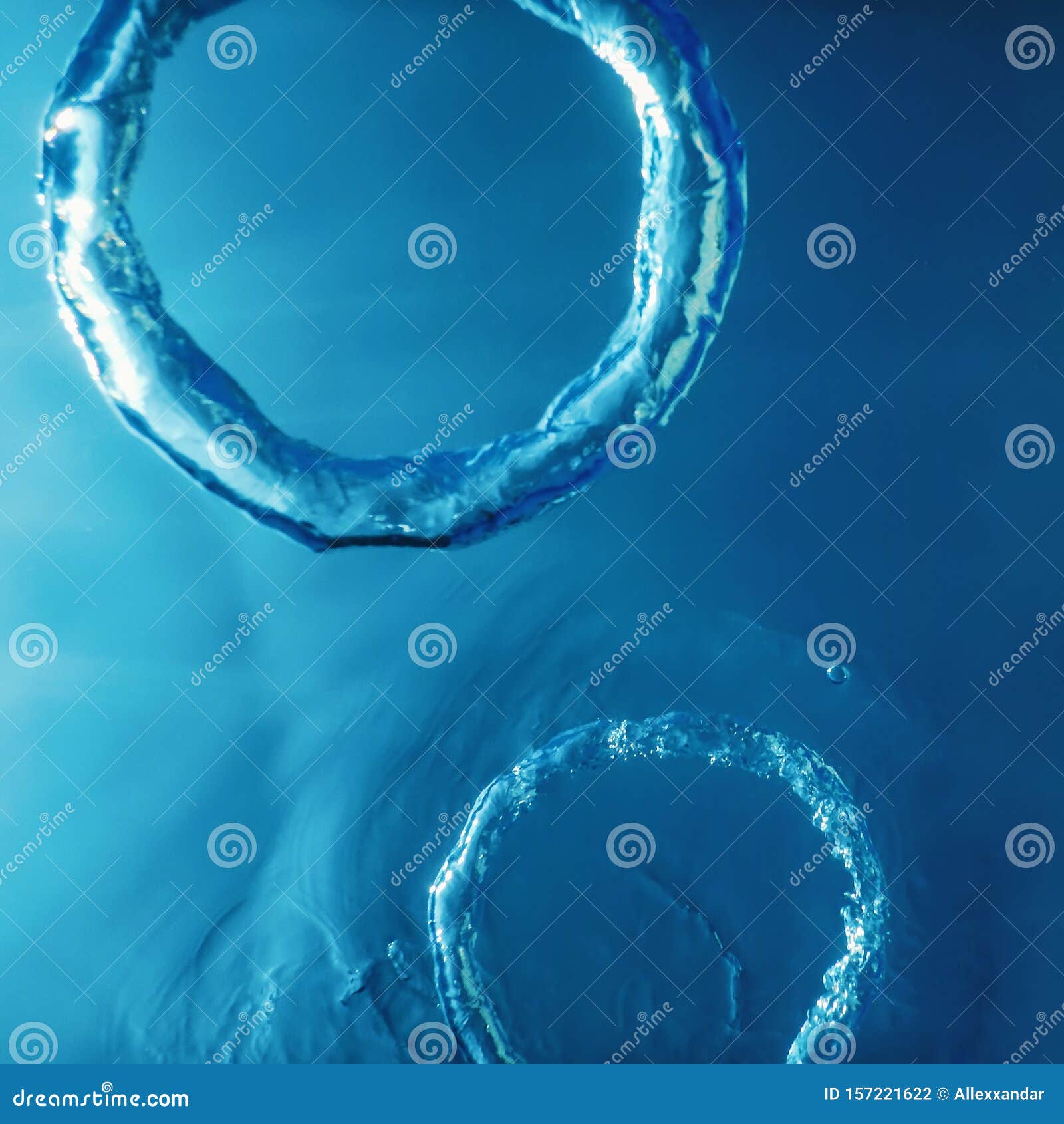 Bubble Ring Underwater, Ring Bubble Stock Photo - Image of water ...