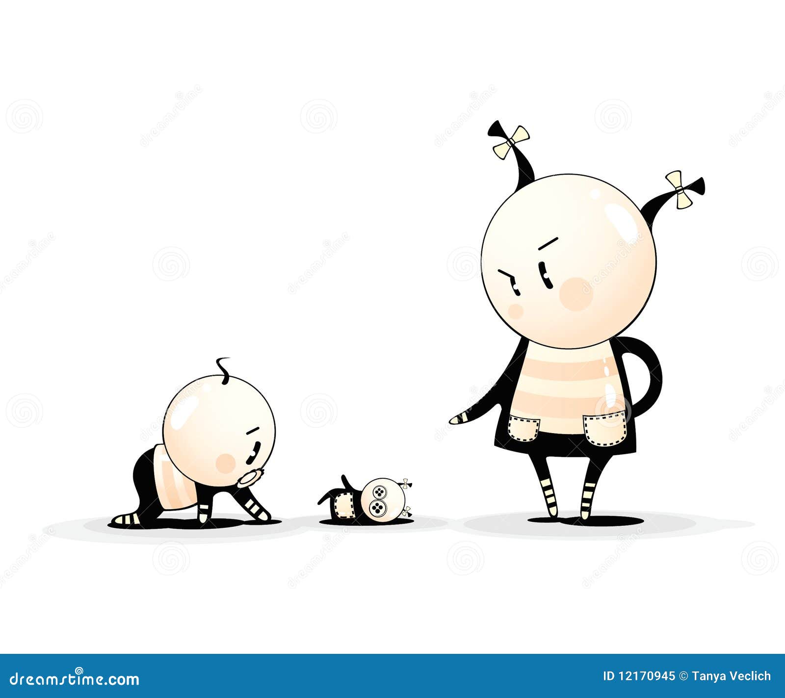 Bubble s Family stock illustration. Illustration of humour - 12170945