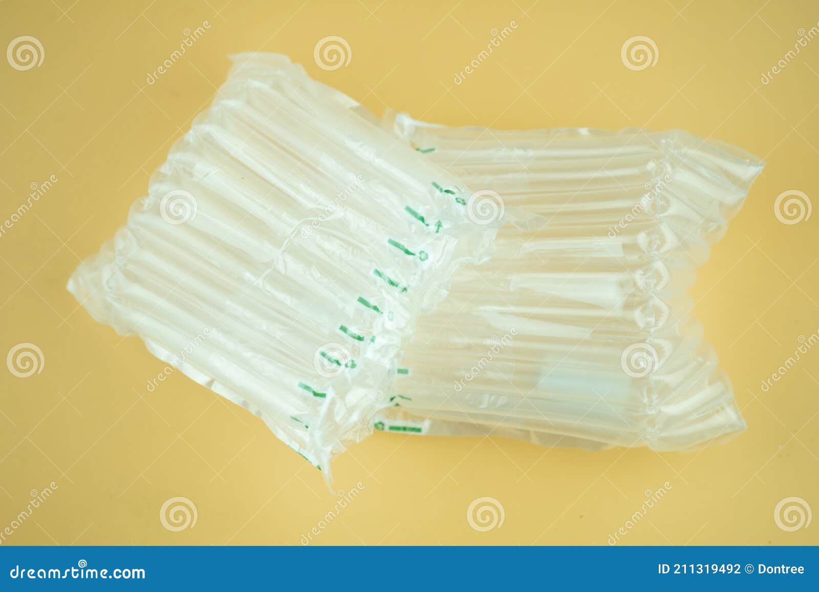 Bubble Safety Parcel Wrap. Secure Packing Shipping Theme Stock Photo ...