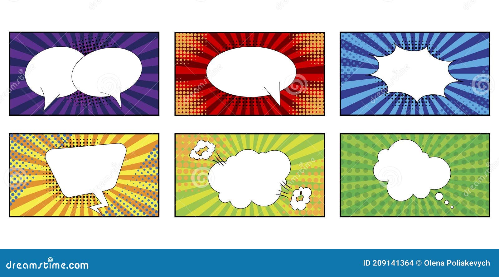 Bubble Speech Explosion. Hand Drawn Illustration. Vector Drawing Stock ...