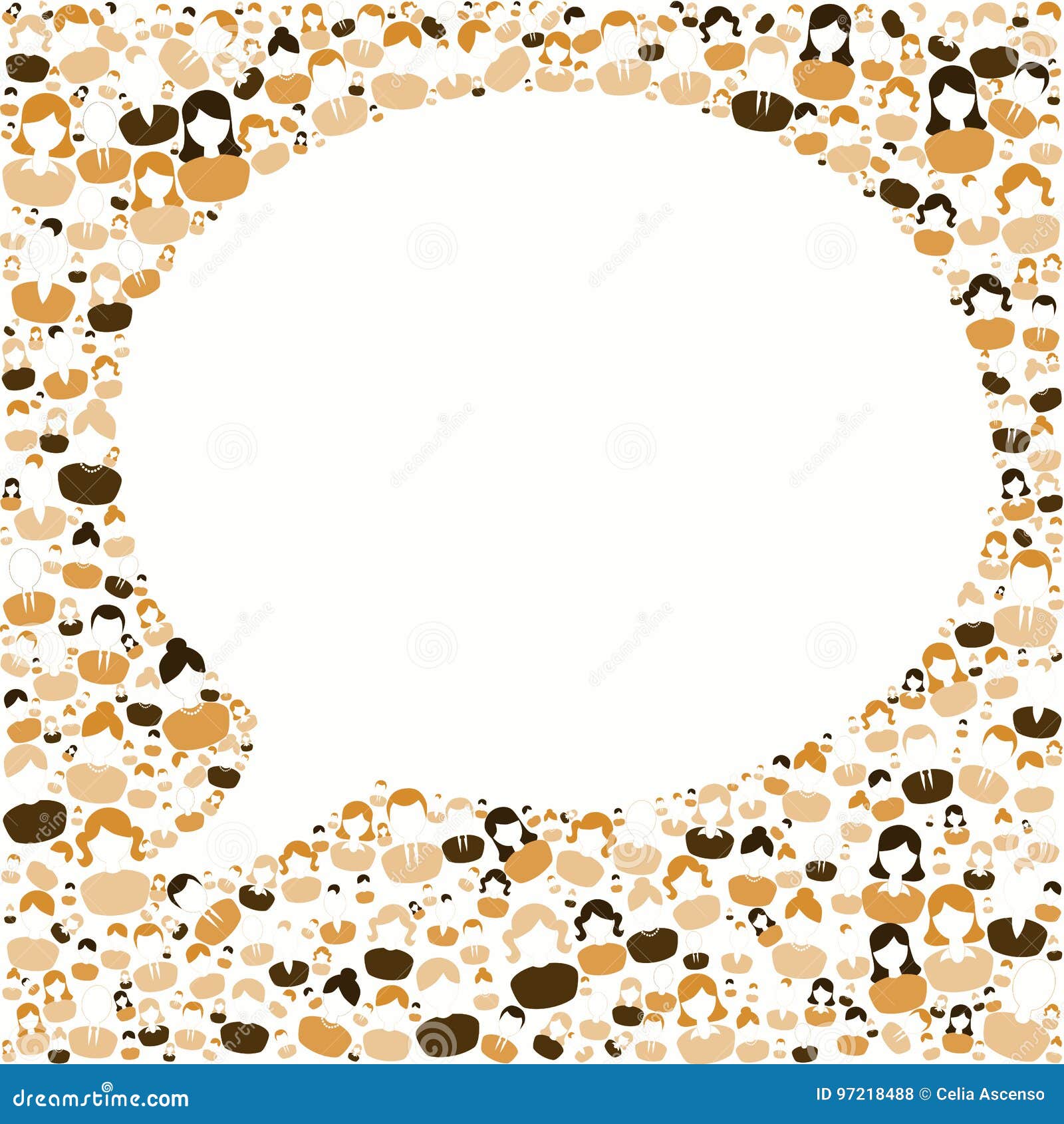 Ask a Question Bubble Speech Frame Stock Illustration - Illustration of ...
