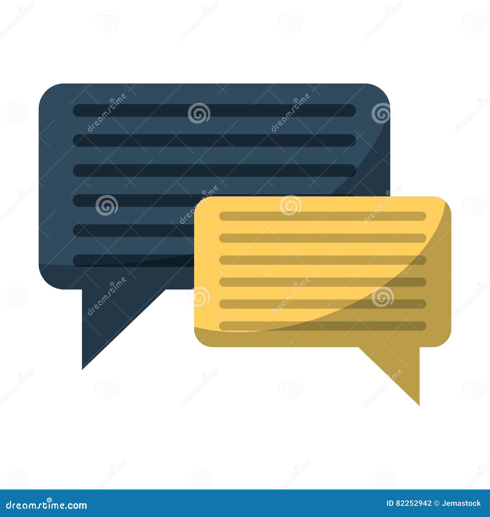 Bubble Speech Message Discussion Stock Vector - Illustration of speak ...