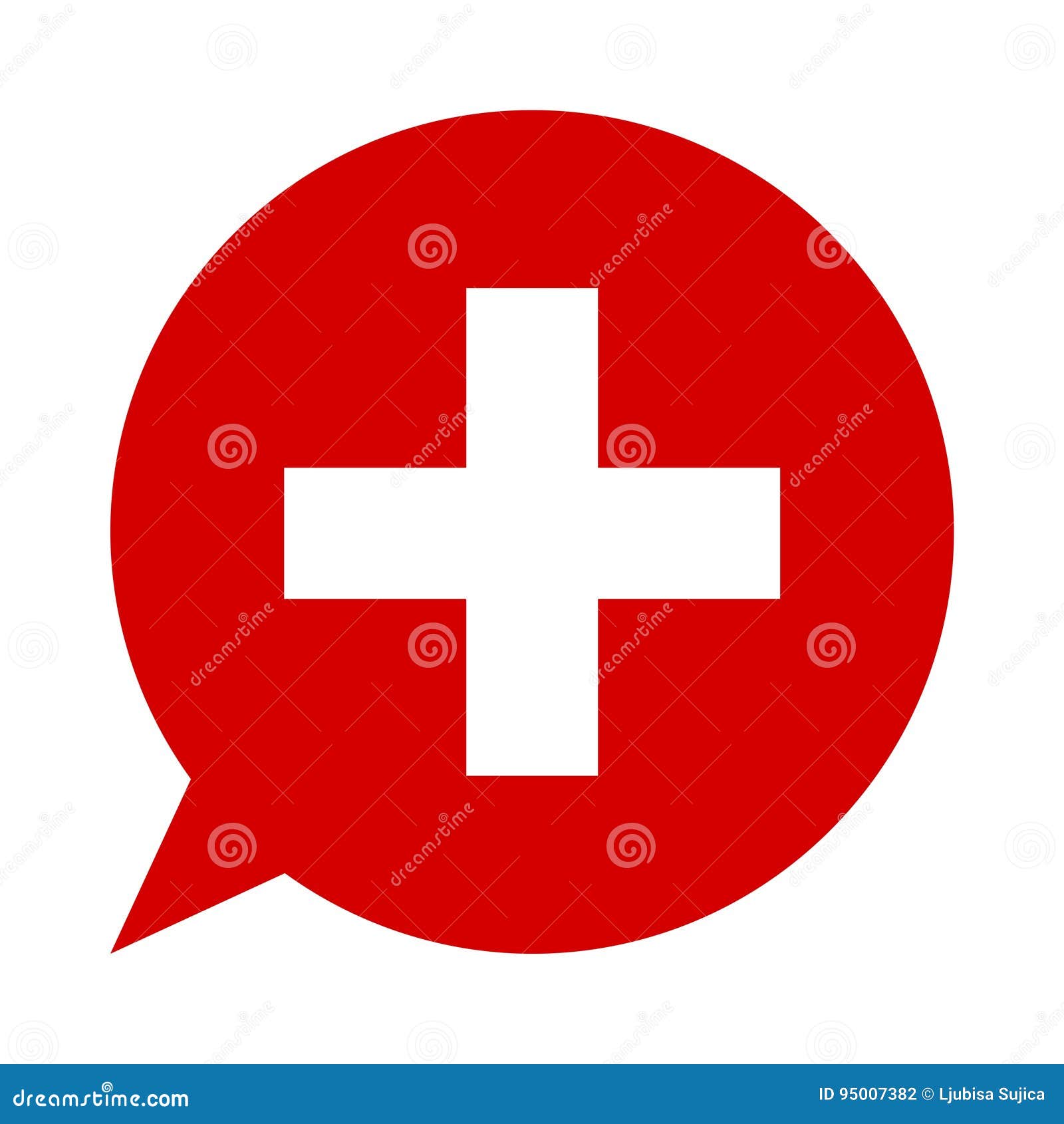 Bubble speech plus stock vector. Illustration of geometric - 95007382