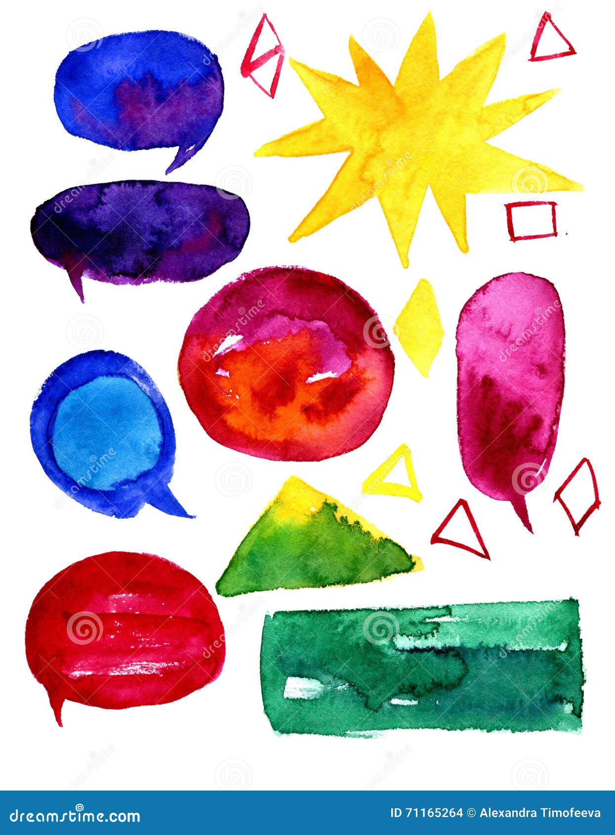 Bubble speech shapes stock illustration. Illustration of drawing - 71165264