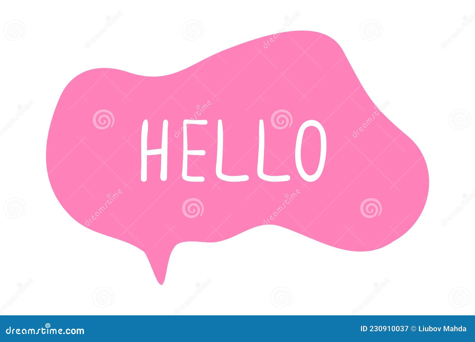 Bubble Speech Talk Phrase. Online Chat Cloud, Message Sticker, Cartoon ...