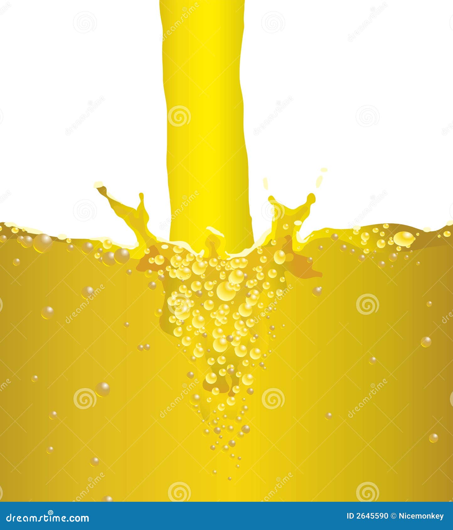 Bubble splash beer stock vector. Illustration of close - 2645590