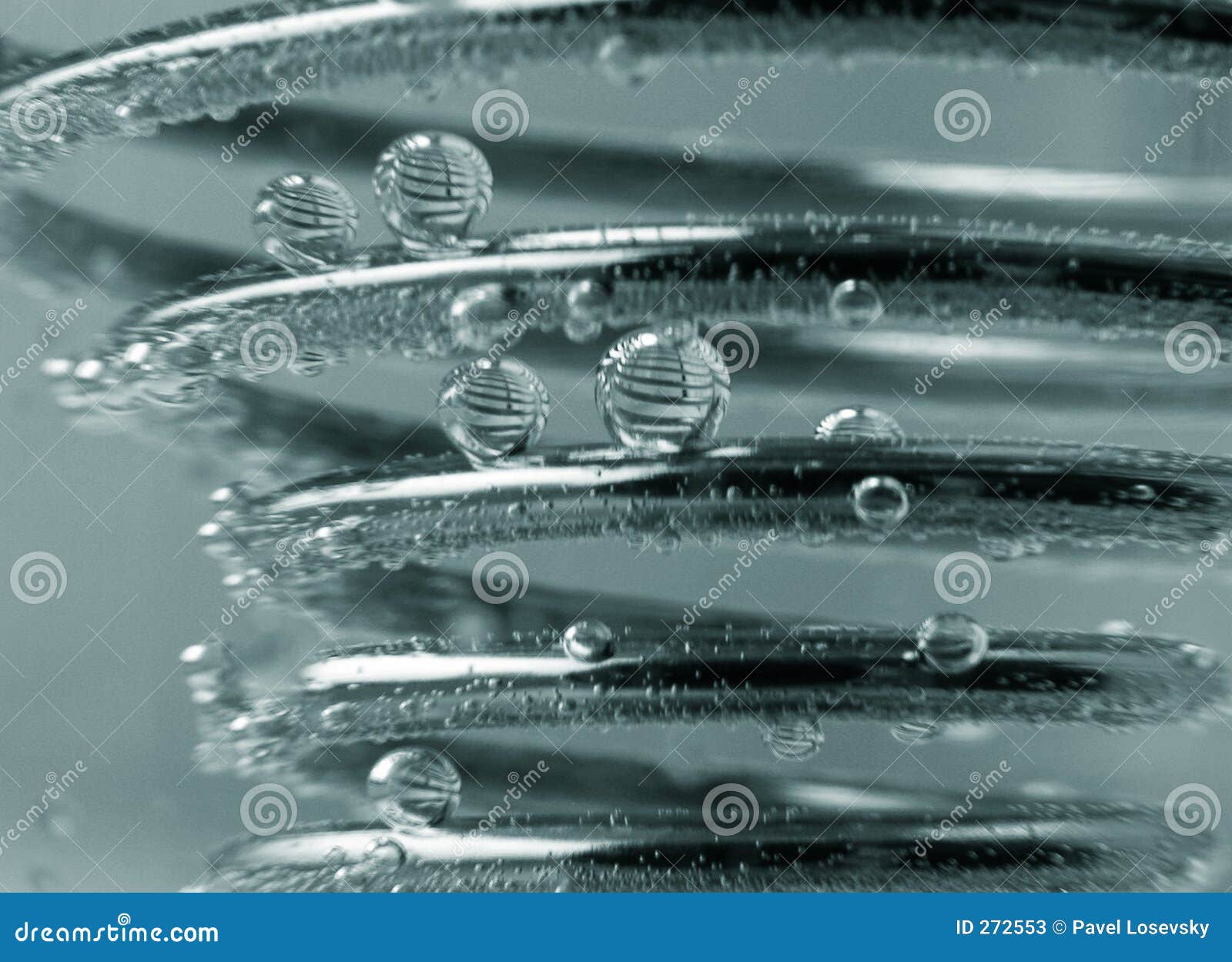 Bubble on spring in water stock image. Image of chill, crystal - 272553