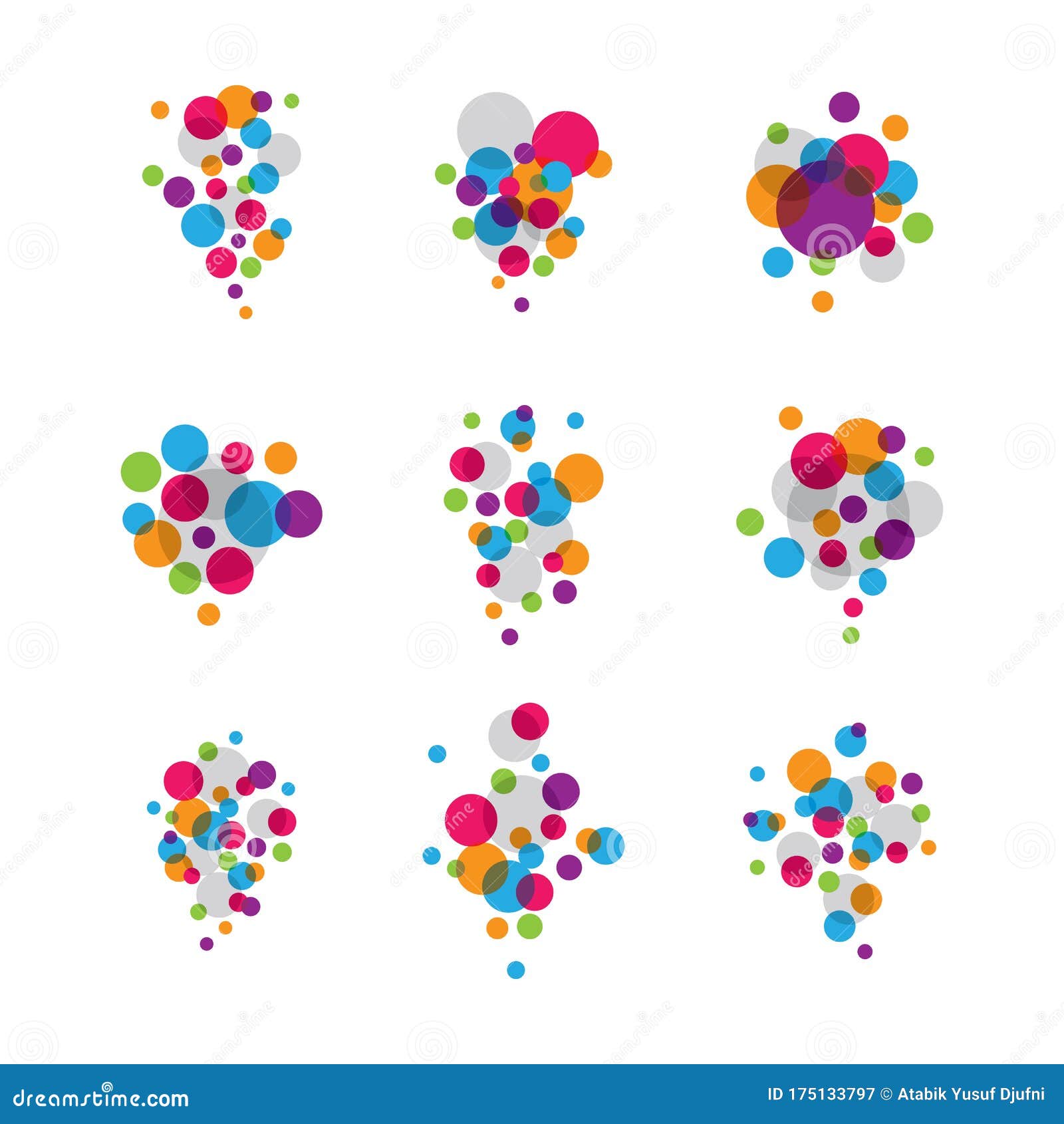 Bubble symbol vector icon stock vector. Illustration of clouds - 175133797