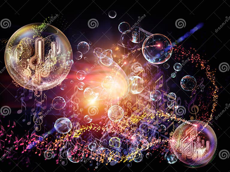 Spheres of Music stock illustration. Illustration of melody - 29723169