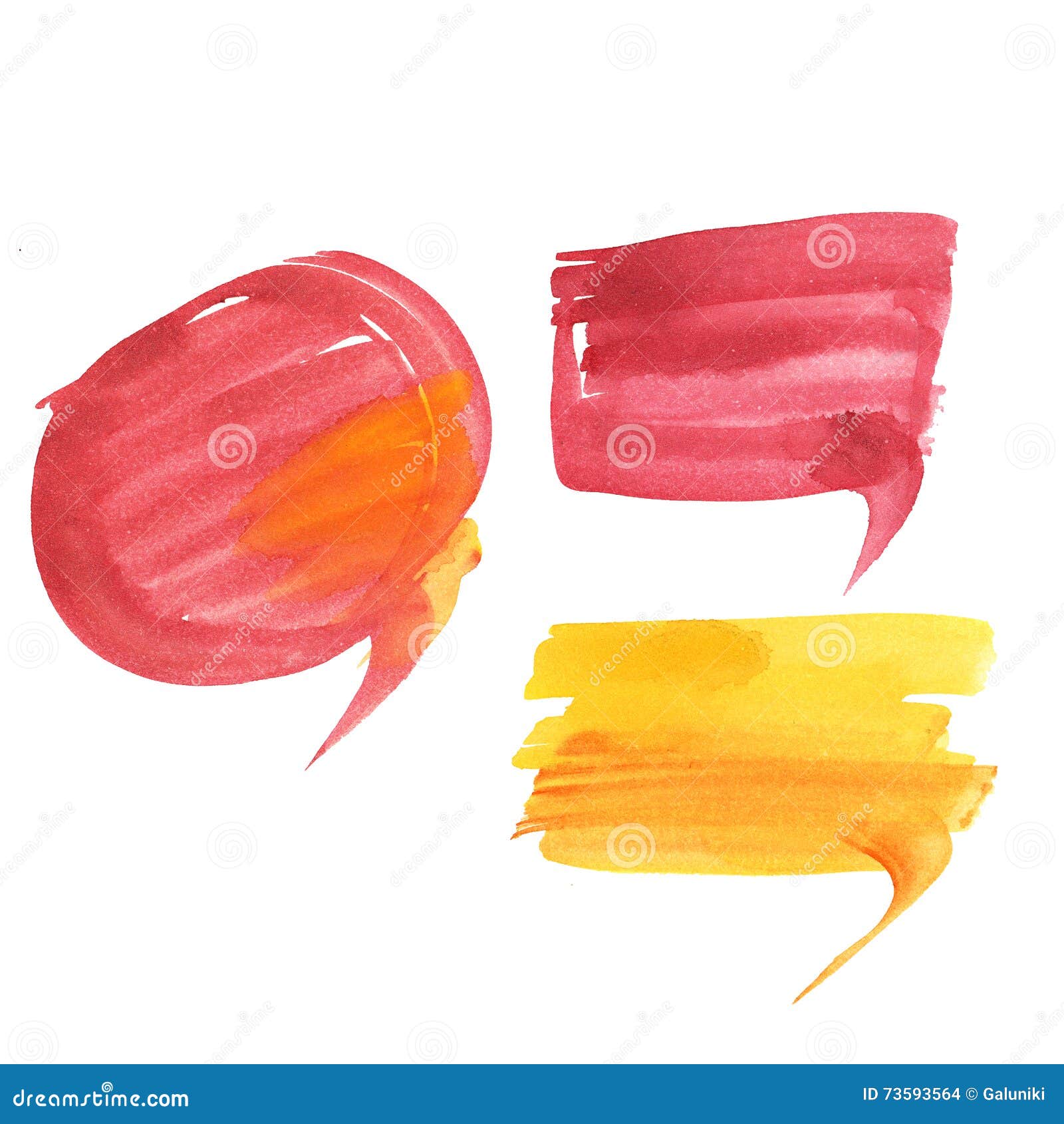 Bubble Talk Abstract Design Element. Stock Illustration - Illustration ...