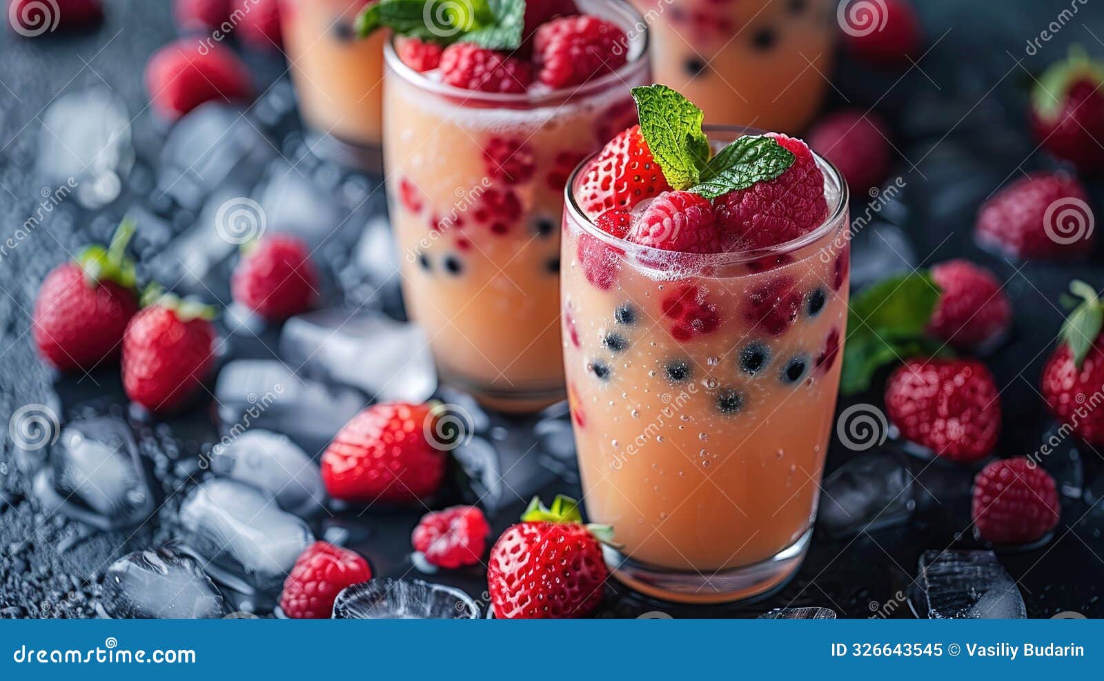 Bubble Tea. Glass of Bubble Tea. Yellow Bubble Tea Stock Image - Image ...
