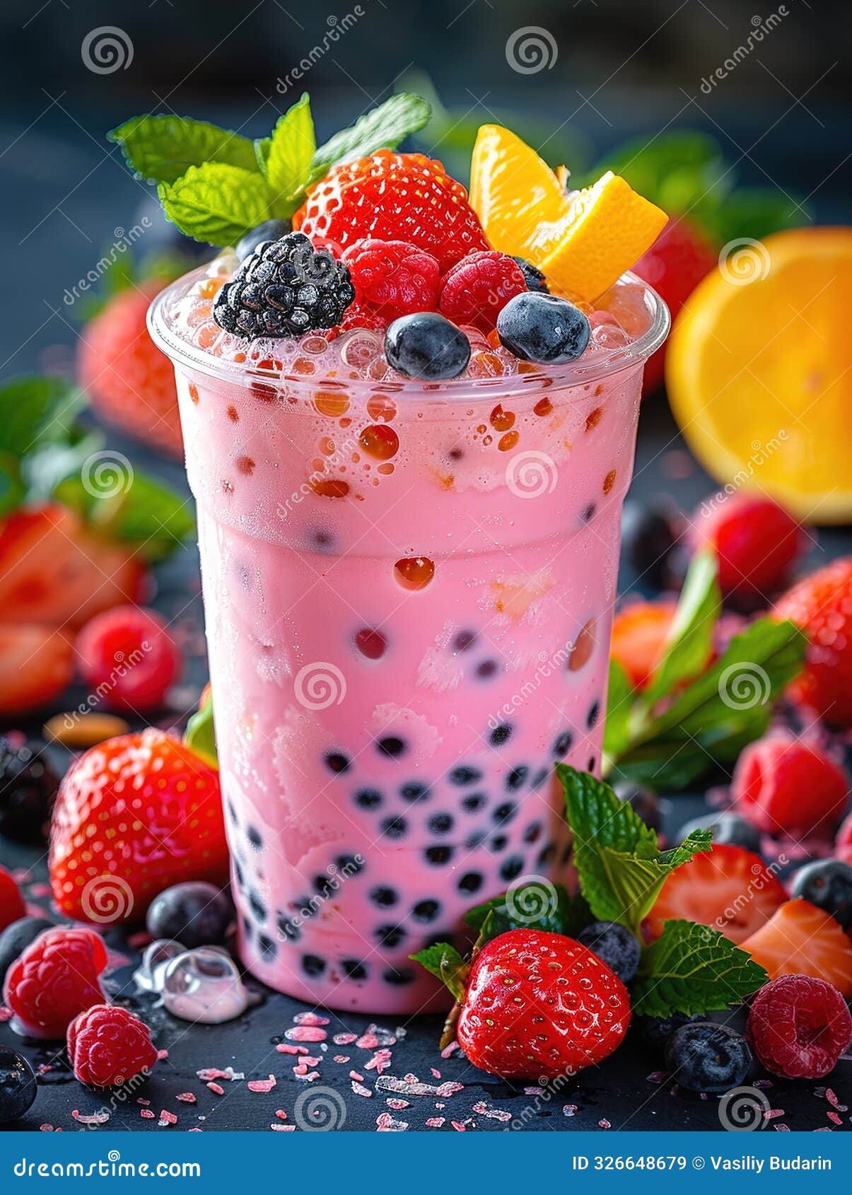 Bubble Tea. Glass Of Bubble Tea. Yellow Bubble Tea. Taiwan Milk Tea ...