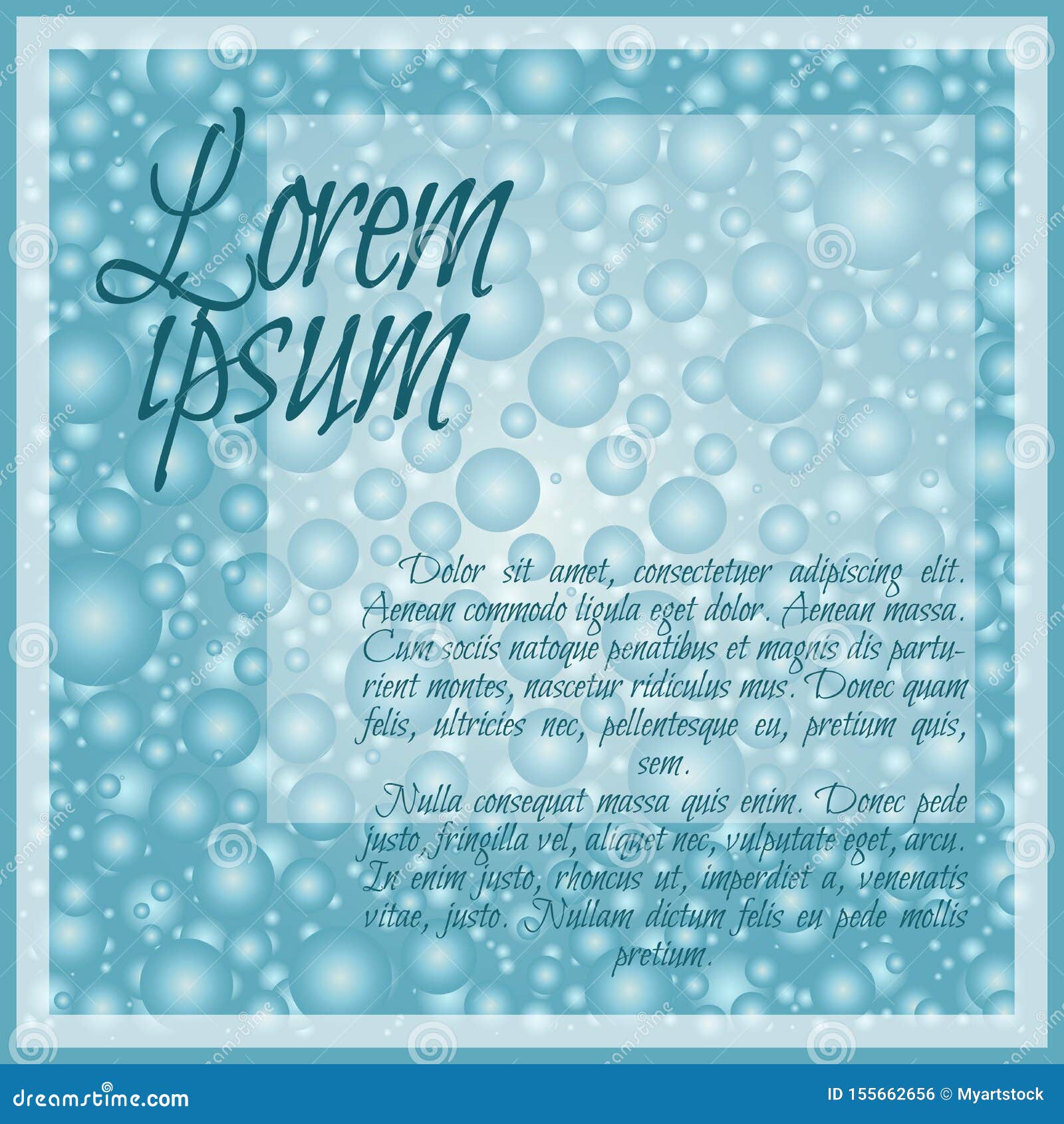 Bubble Template of Card, Invitation Stock Illustration - Illustration ...