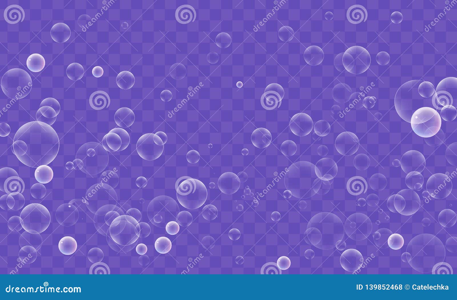 Bubble Texture with Transparency. Bubbly and Soapy Background Stock ...
