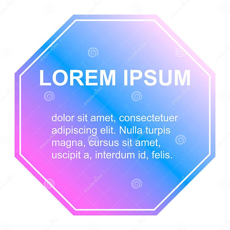 Bubble Title Shape, Banner Geometric Design Icon, Modern Frame Vector ...