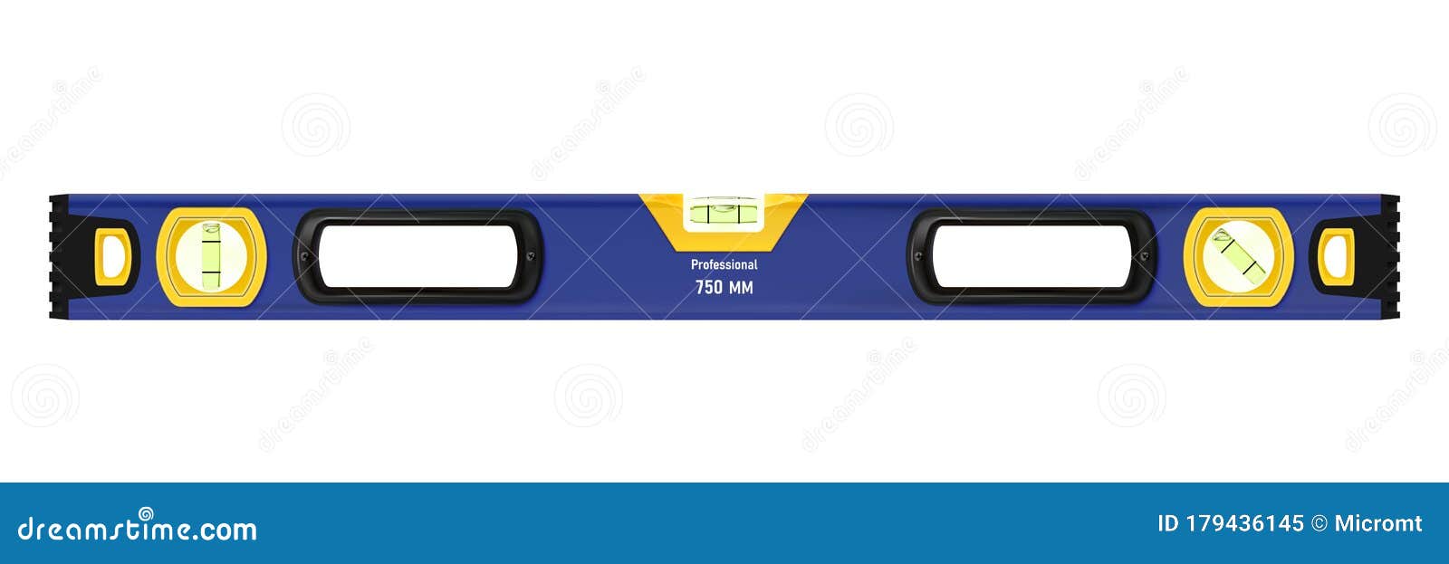 Bubble Tool, Realistic Construction Level Isolated on White Background ...