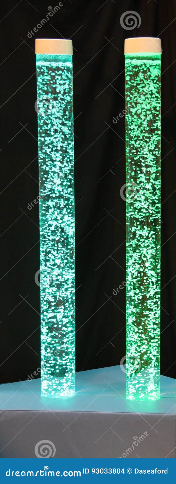 Bubble Tubes. stock photo. Image of float, tube, transparent - 93033804