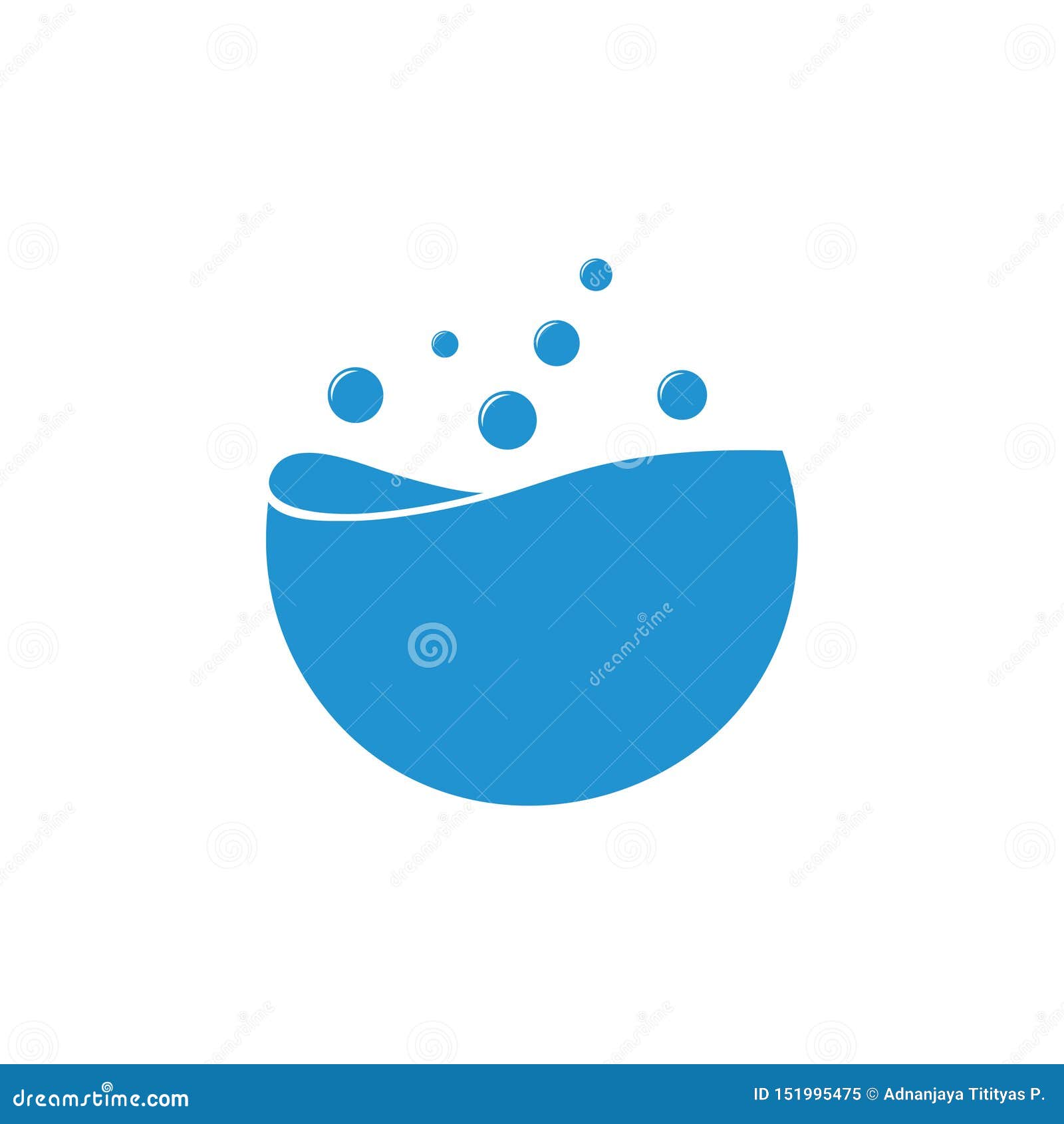 Bubble and Water Clean Symbol Logo Vector Stock Vector - Illustration ...