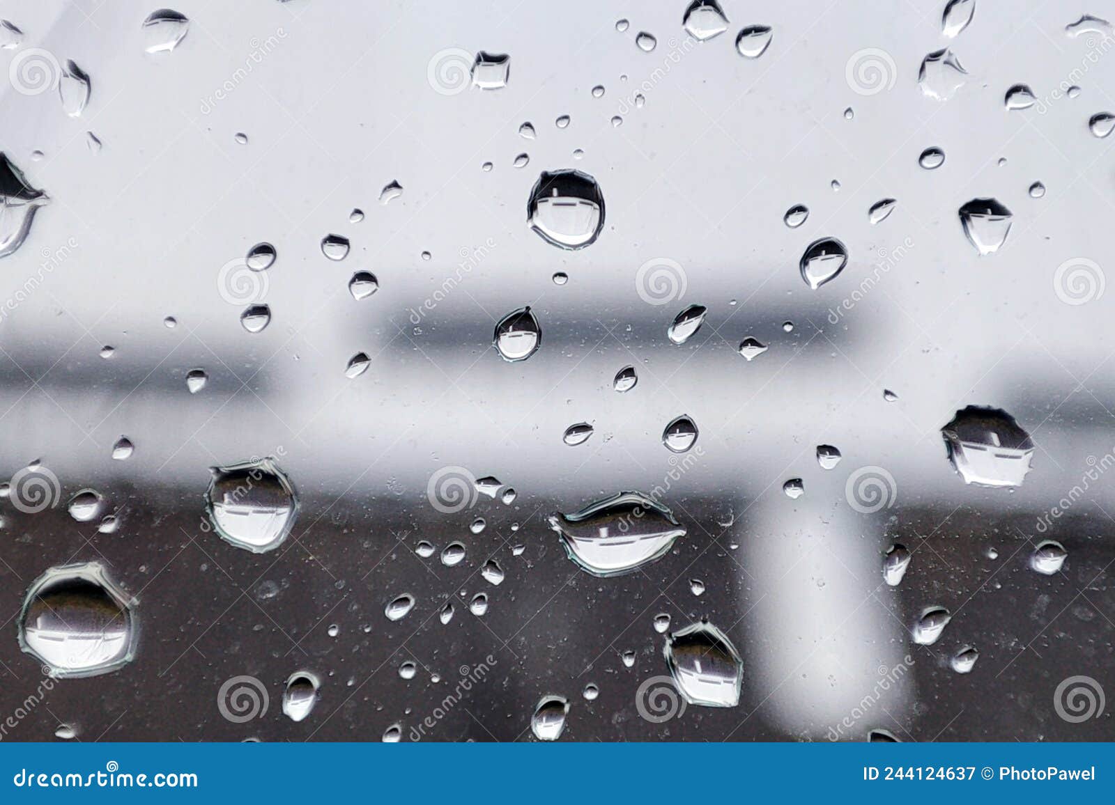Bubble Water on Window. Rain Droplet Texture Stock Image - Image of ...