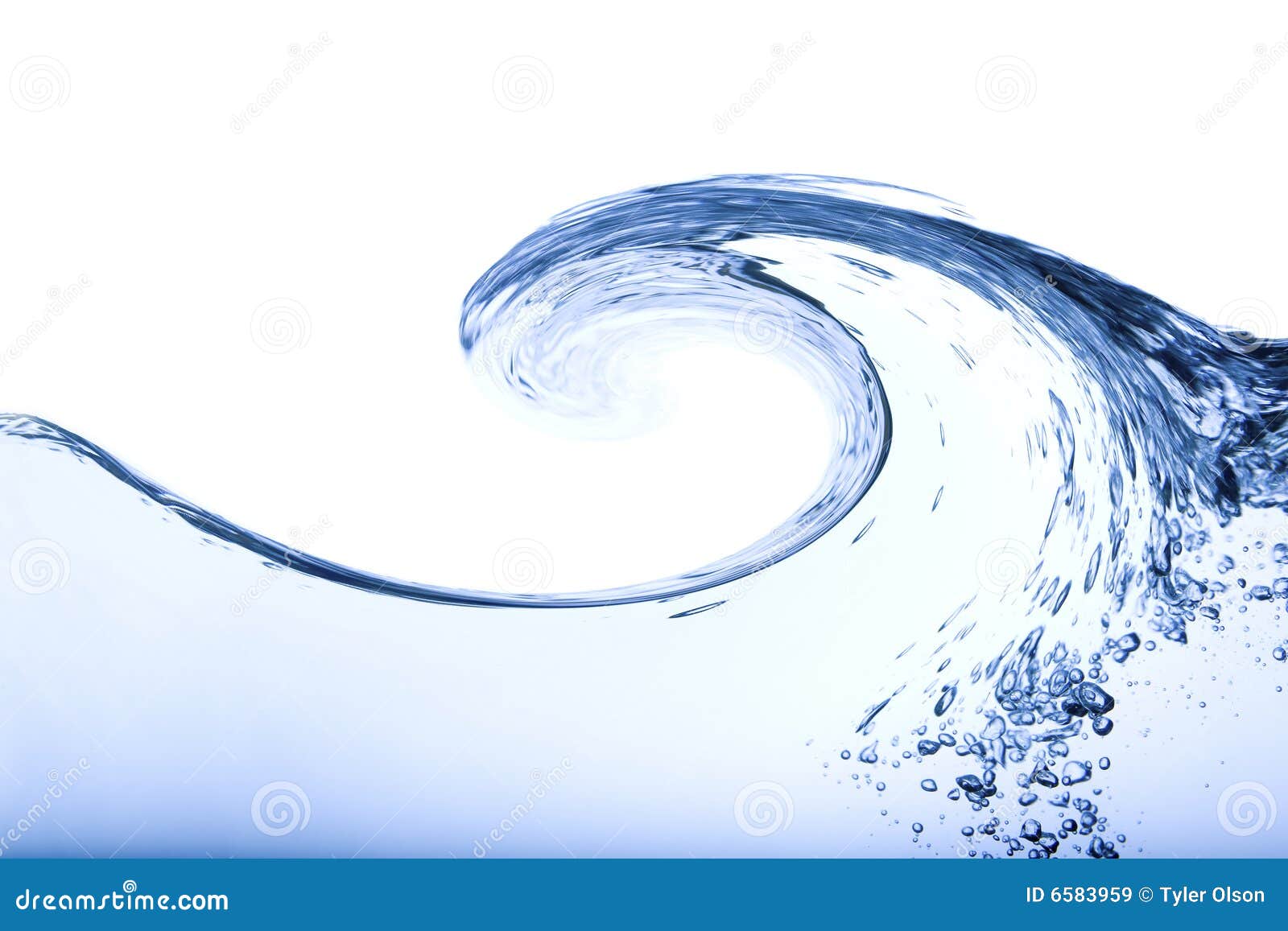 Bubble and Wave stock image. Image of crystal, copy, blue - 6583959