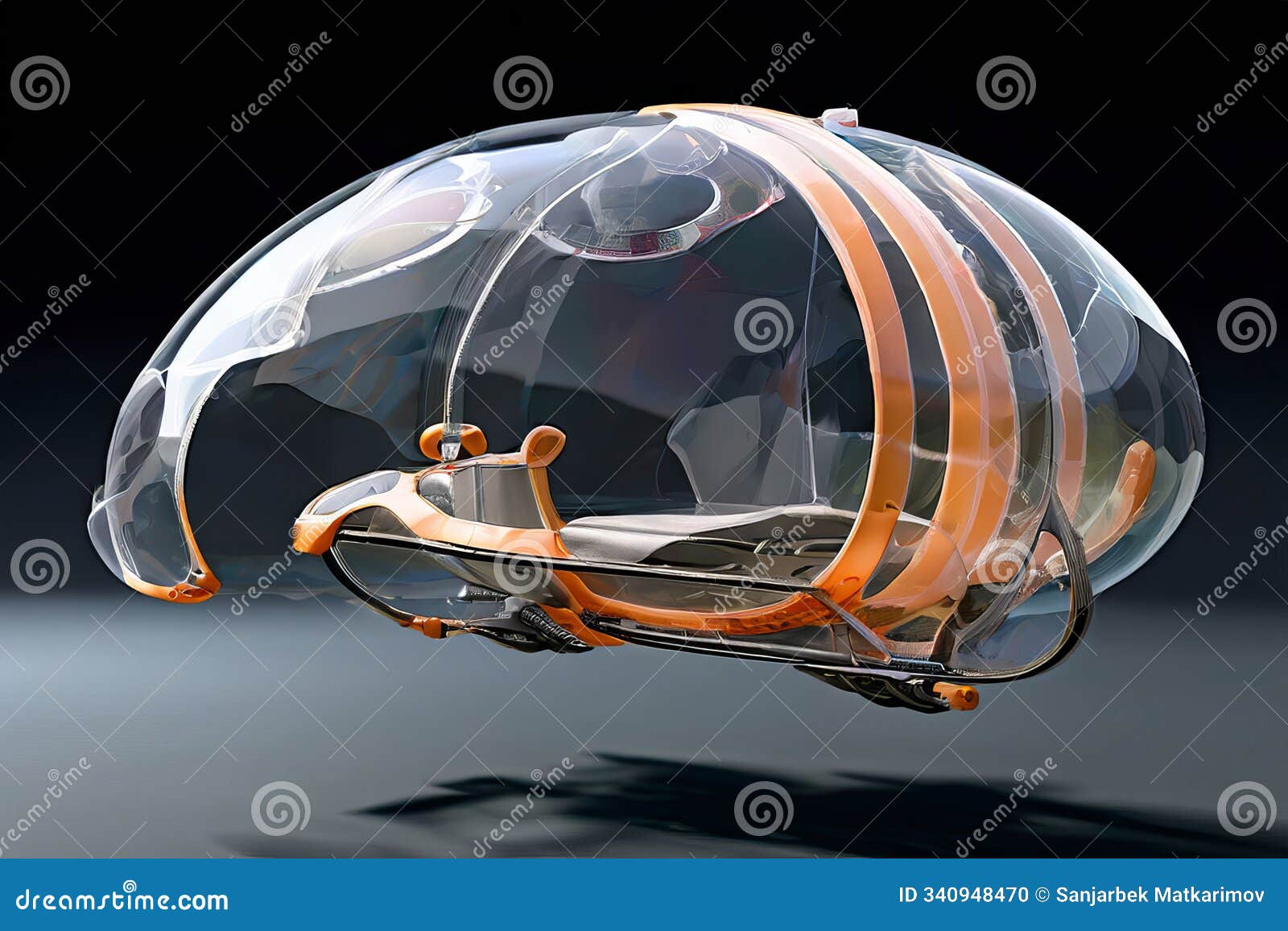 Bubble Wing a Solo Flying Bike with a Deployable Bubble Canopy a Stock ...
