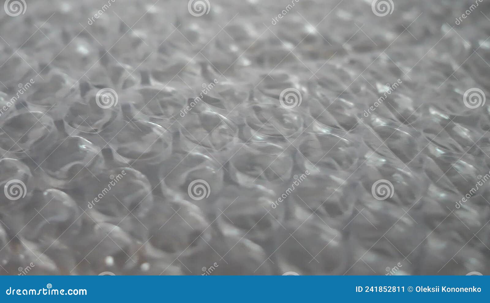 Bubble Wrap Close-up. Bubble Wrap is a Pliable Transparent Plastic ...