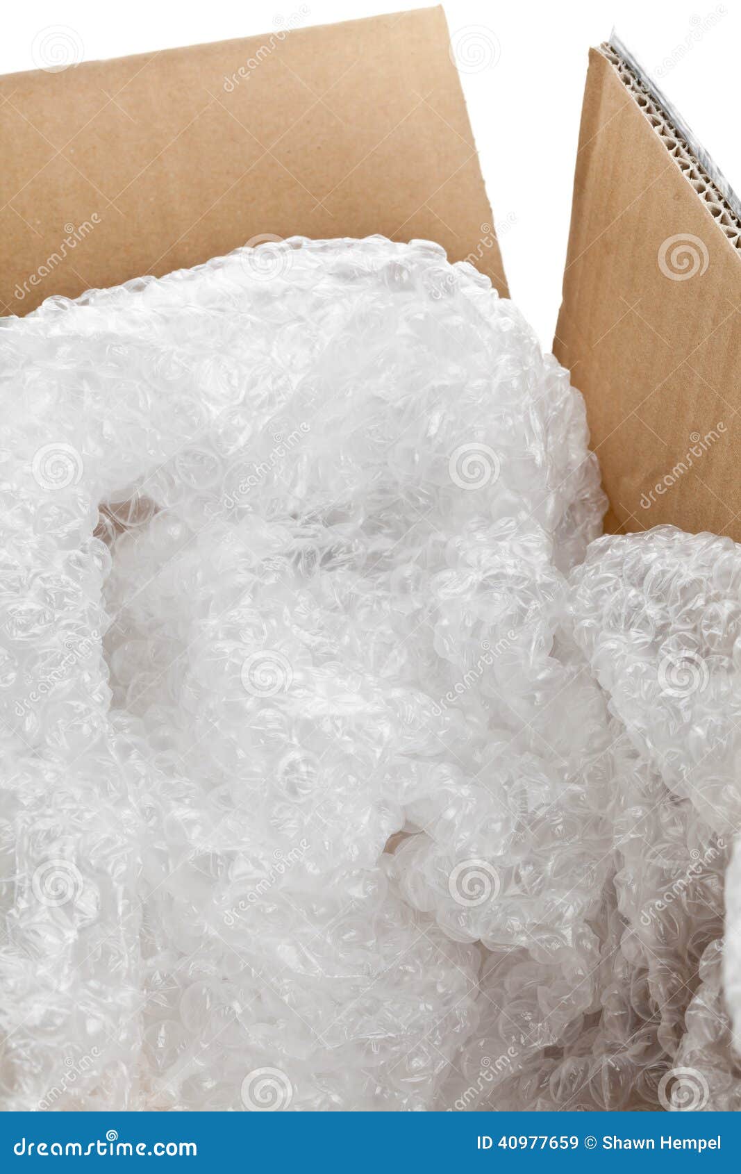 Bubble wrap packaging stock image. Image of safety, light - 40977659