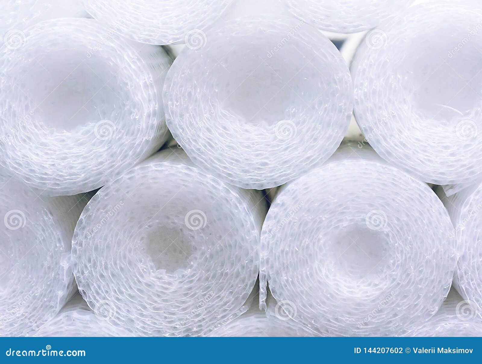 Bubble Wrap in Rolls. Background of Bubble Wrap Stock Photo - Image of ...
