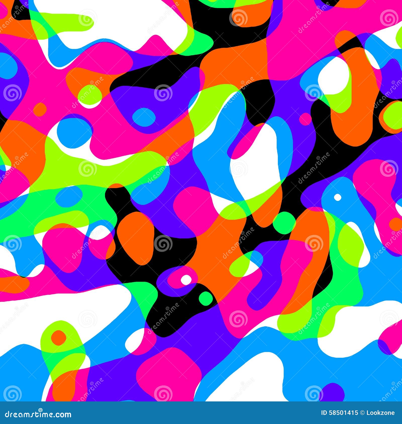 Bubbled Colors Abstract. stock illustration. Illustration of bubbles ...