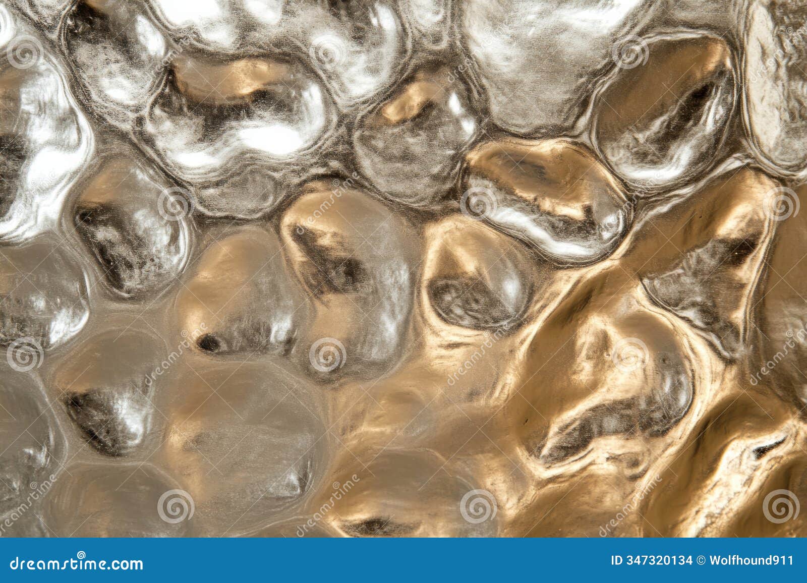 Bubbled Glass Texture with Smooth, Rounded Patterns and Faint Light ...