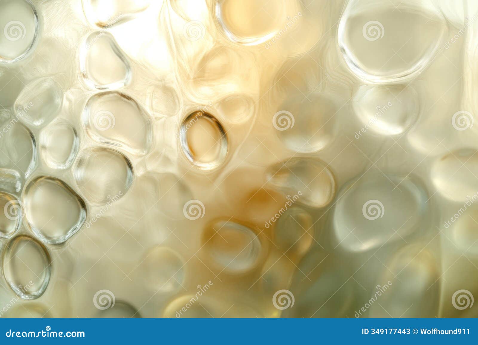 Bubbled Glass Texture with Smooth, Rounded Patterns and Faint Light ...