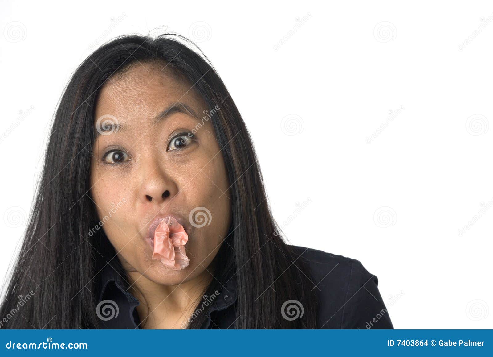 Bubblegum explosion stock photo. Image of excited, disappointed - 7403864
