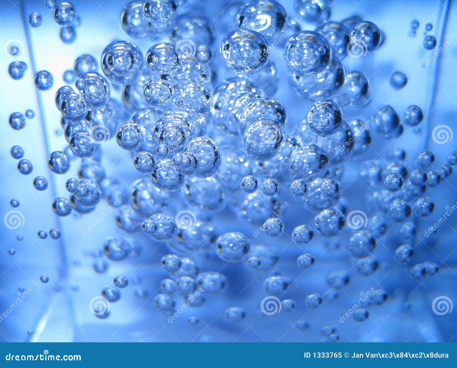 Bubbles stock image. Image of mineral, blue, abstract - 1333765