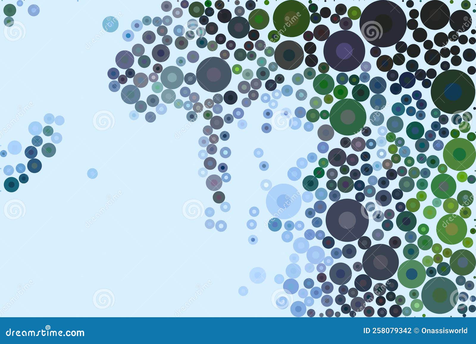 Bubbles Abstract Background Templates Stock Illustration - Illustration ...